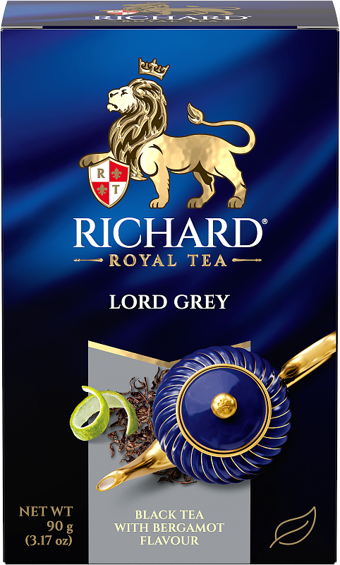 Richard black tea with bergamot Royal Earl Grey 90 grams | Richard Tea