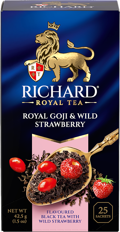 Richard tea with Royal Goji & Wild Strawberry 25 sachets | Richard Tea