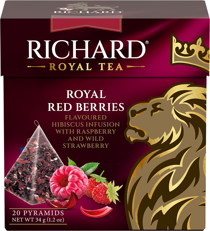 Richard tea in pyramids Royal Red Berries 20 pyramids | Richard Tea