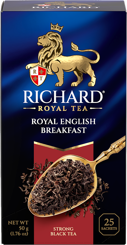 Richard English black tea Royal English Breakfast 25 sachets | Richard Tea