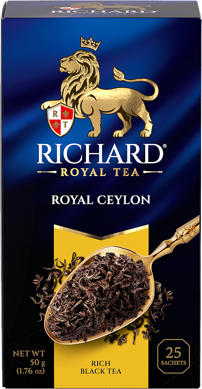 Классический черный чай Ричард Royal Ceylon 25 сашетов | Richard